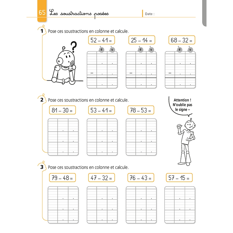 Je réussis mes calculs au CE1