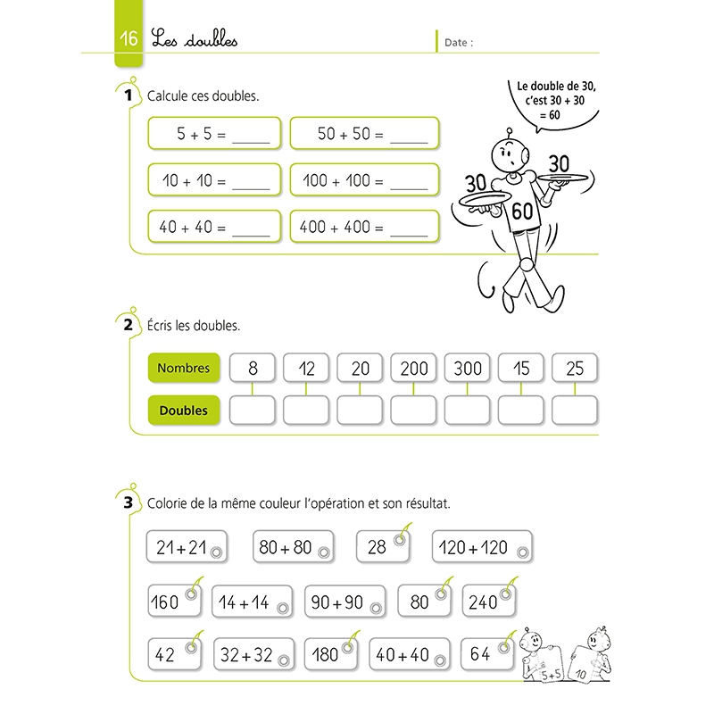 Je réussis mes calculs au CE2