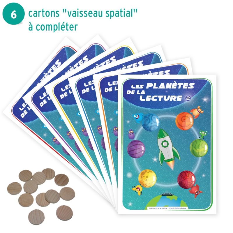 Les Planètes de la lecture • Volume 2 • Jeu éducatif CM